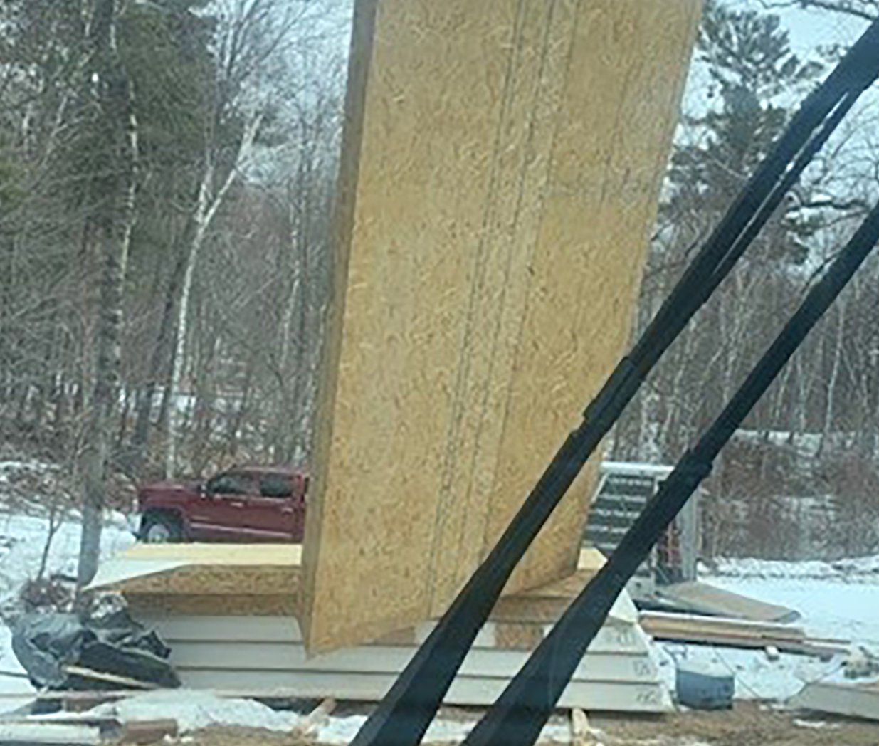 SIP Panel Set: Whitefish Chain House - Mid-Central Framing